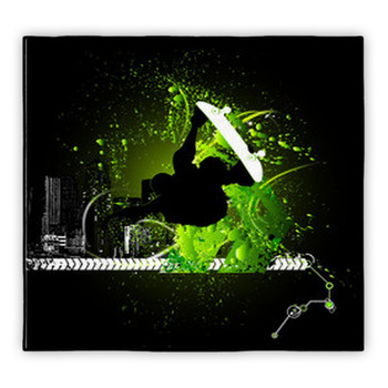 Skateboard Area Rugs & Custom Size Floor Mats