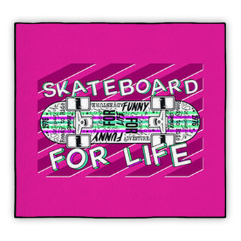 Skateboard Area Rugs & Custom Size Floor Mats