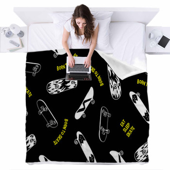 Skateboard Comforters, Duvets, Sheets & Sets | Custom