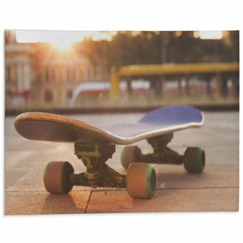 Skateboard Rugs & Custom Size Floor Mats