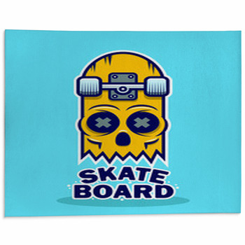 Skateboard Rugs & Custom Size Floor Mats