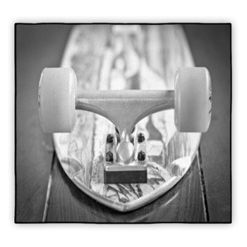 Skateboard Area Rugs & Custom Size Floor Mats