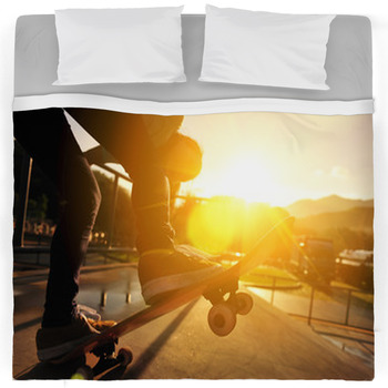 Skateboard Comforters, Duvets, Sheets & Sets | Custom