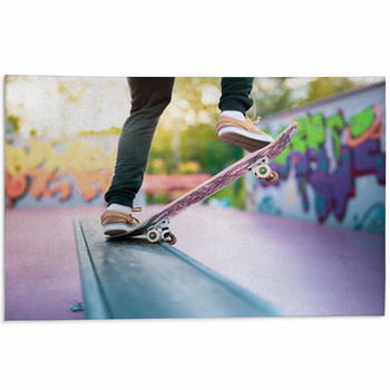 Skateboard Rugs & Custom Size Floor Mats
