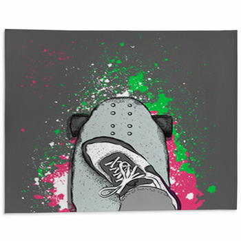 Skateboard Rugs & Custom Size Floor Mats