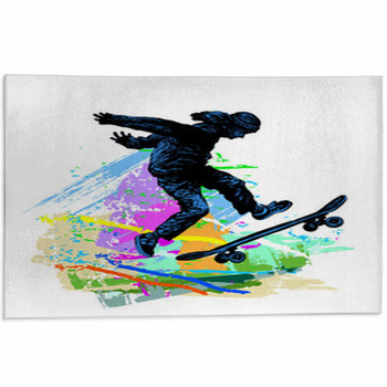 Skateboard Rugs & Custom Size Floor Mats
