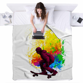 Skateboard Comforters, Duvets, Sheets & Sets | Custom