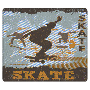 Skateboard Area Rugs & Custom Size Floor Mats