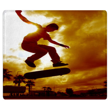 Skateboard Area Rugs & Custom Size Floor Mats