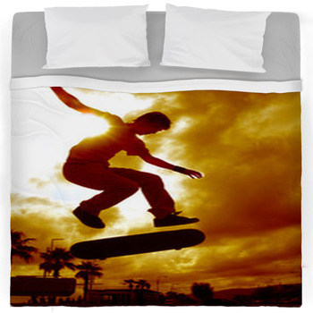 Skateboard Comforters, Duvets, Sheets & Sets | Custom