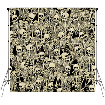 Skull Photographer Backdrops | Available in nearly ANY Custom Sizes
