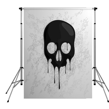 Skull Photographer Backdrops | Available in nearly ANY Custom Sizes