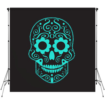 Skull Photographer Backdrops | Available in nearly ANY Custom Sizes