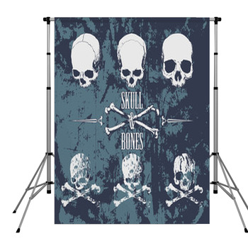Skull Photographer Backdrops | Available in nearly ANY Custom Sizes