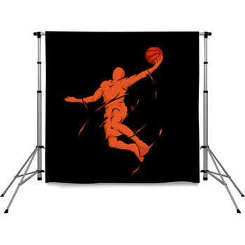 Basketball Photo Backdrops | Available in Ultra Large Custom Sizes