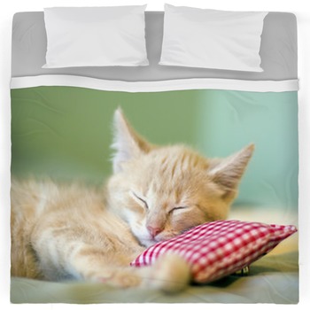 Cat Comforters, Duvets, Sheets & Sets | Custom