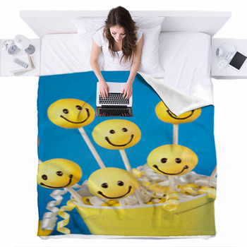 Smiley face Comforters, Duvets, Sheets & Sets | Personalized