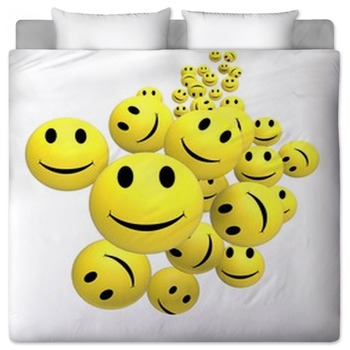 Smiley Face Bedding | Comforters, Duvet Covers, Sheets & Bed Sets | Custom