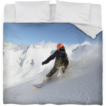 Snowboard Comforters, Duvets, Sheets & Sets | Custom