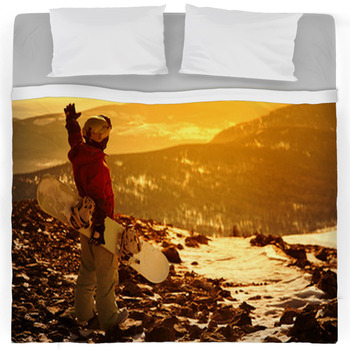 Snowboard Comforters, Duvets, Sheets & Sets | Custom