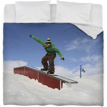Snowboard Comforters, Duvets, Sheets & Sets | Custom