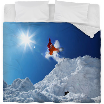 Snowboard Comforters, Duvets, Sheets & Sets | Custom