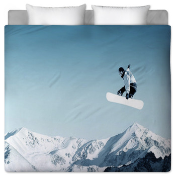 Snowboard Comforters, Duvets, Sheets & Sets | Custom