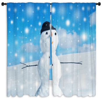 Christmas Drapes & Window Treatments | Black Out | Custom Sizes