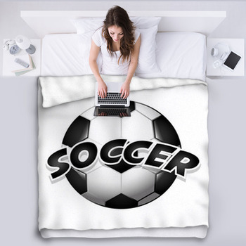Soccer Comforters, Duvets, Sheets & Sets | Custom