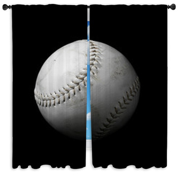 Baseball Drapes & Window Treatments | Black Out | Custom Sizes