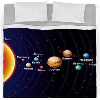 Solar system Comforters, Duvets, Sheets & Sets | Personalized