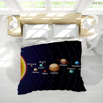 Solar system Comforters, Duvets, Sheets & Sets | Personalized