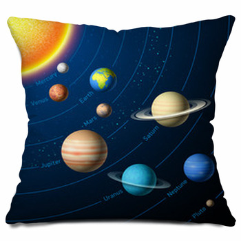 Solar system Throw Pillows, Shams & Pillow Cases