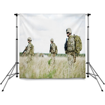 Military Photographer Backdrops | Available in nearly ANY Custom Sizes