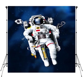 Astronaut Photographer Backdrops | Available in nearly ANY Custom Sizes