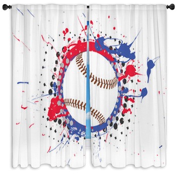 Baseball Drapes & Window Treatments | Black Out | Custom Sizes