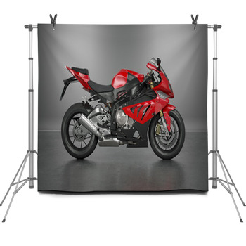 Motorcycle Photo Backdrops | Available in Super Large Custom Sizes