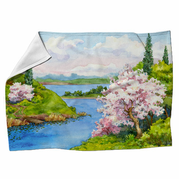 Spring Fleece Blanket Throws | Free Personalization