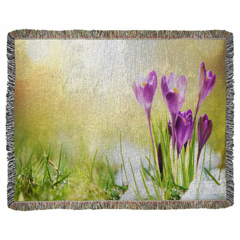 Spring Fleece Blanket Throws | Free Personalization