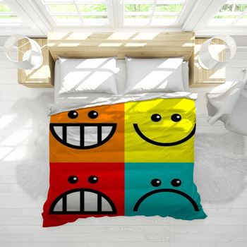 Smiley face Comforters, Duvets, Sheets & Sets | Personalized