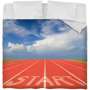 Track Comforters, Duvets, Sheets & Sets | Custom