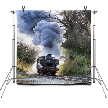 Train Photo Backdrops | Available in nearly ANY Custom Sizes