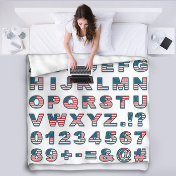 Alphabet Comforters, Duvets, Sheets & Sets | Personalized