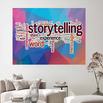 Word Clouds Wall Art | Word Clouds Wall Murals | Custom Sizes
