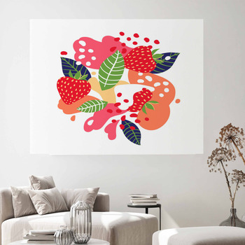 Strawberry Wall Decor in Canvas, Murals, Tapestries, Posters & More