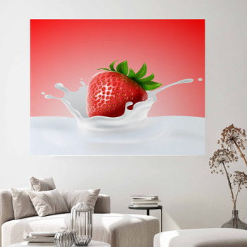 Strawberry Wall Decor in Canvas, Murals, Tapestries, Posters & More