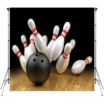 Bowling Photographer Backdrops | Available in nearly ANY Custom Sizes