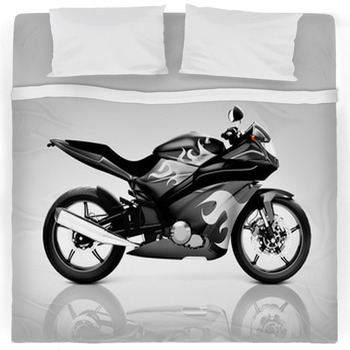 Motorcycle Comforters, Duvets, Sheets & Sets | Custom