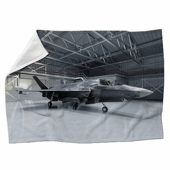Jet fighter Fleece Blanket Throws | Free Personalization