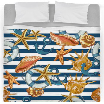 Nautical Comforters, Duvets, Sheets & Sets | Personalized